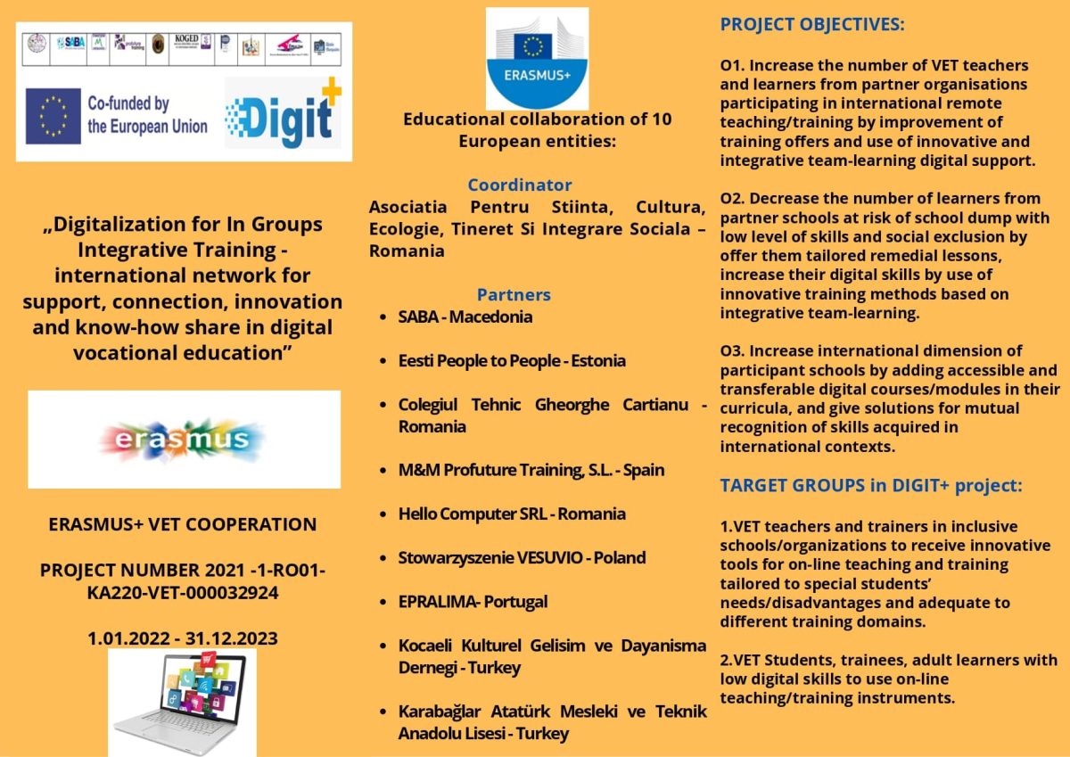 Digit+: Digitization in order to increase school performance and the ...